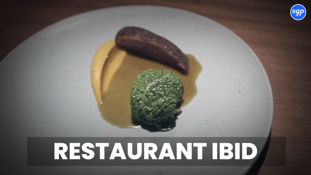 Restaurant Ibid Menu Singapore Updated 2025